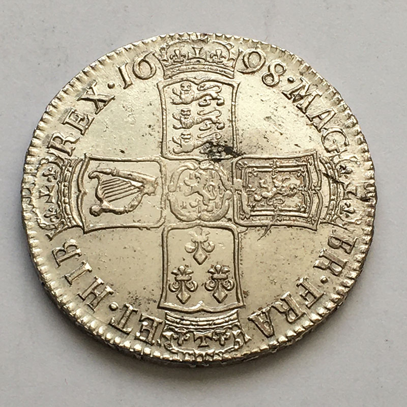 Halfcrown 1698 – Middlesex Coins