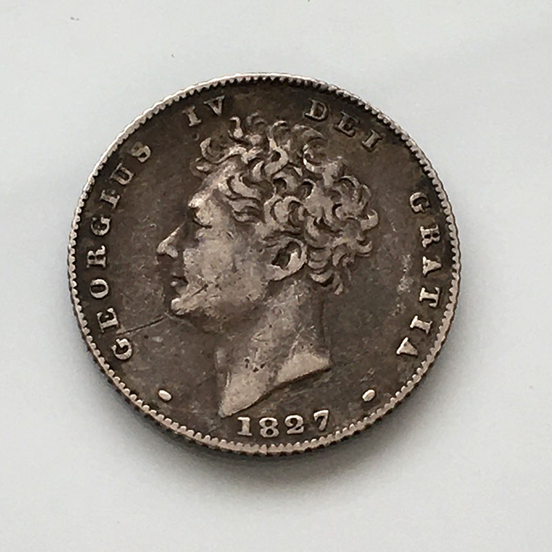 Sixpence 1827 – Middlesex Coins