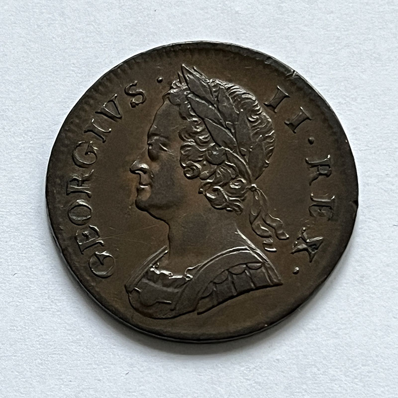 Halfpenny 1752 – Middlesex Coins